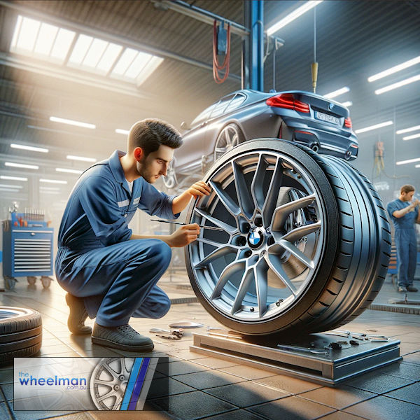 BMW Rim Repair - Get your BMW gutter rash expertly fixed today